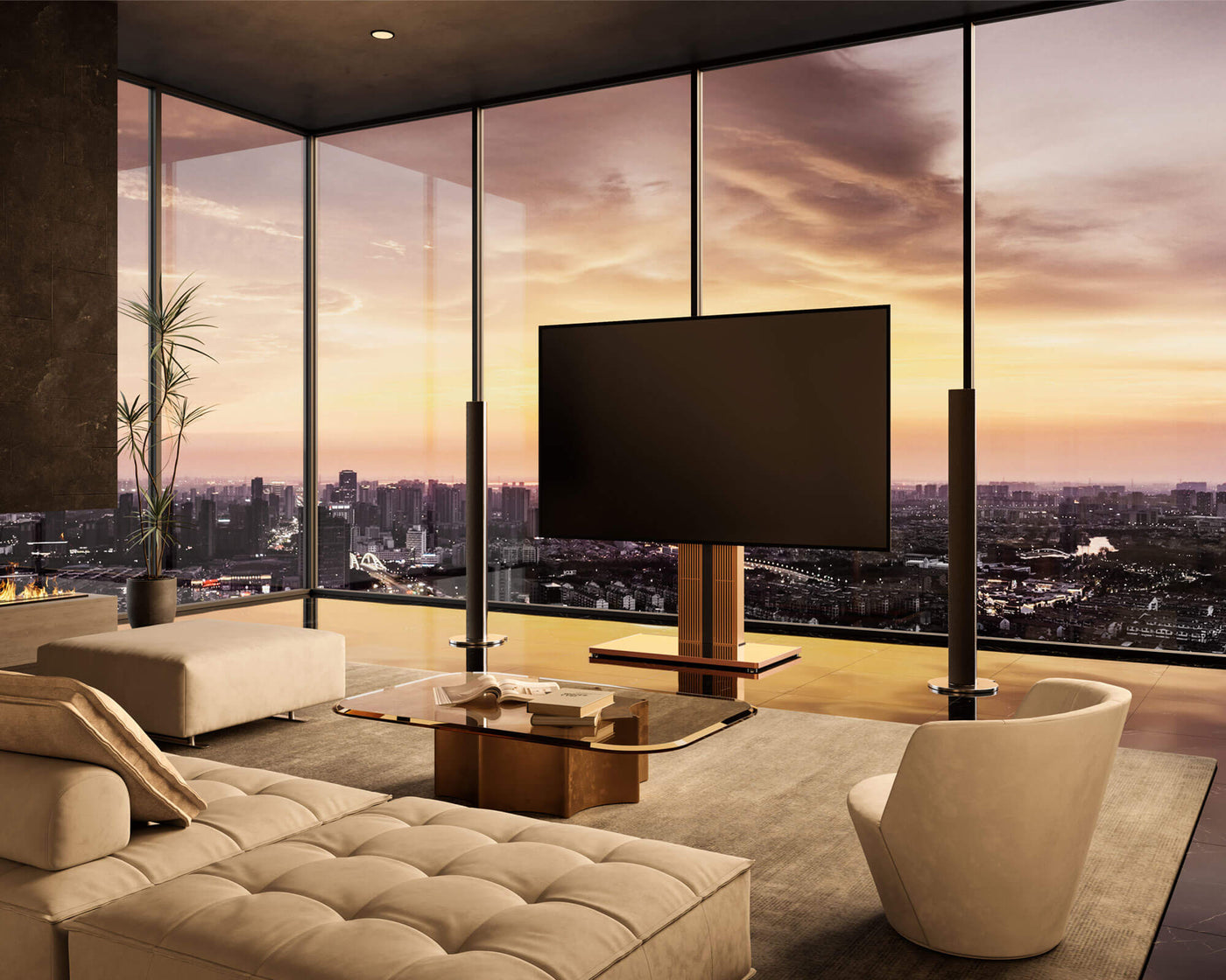 FITUEYES Cantor FT100 TV Stand - FITUEYES
