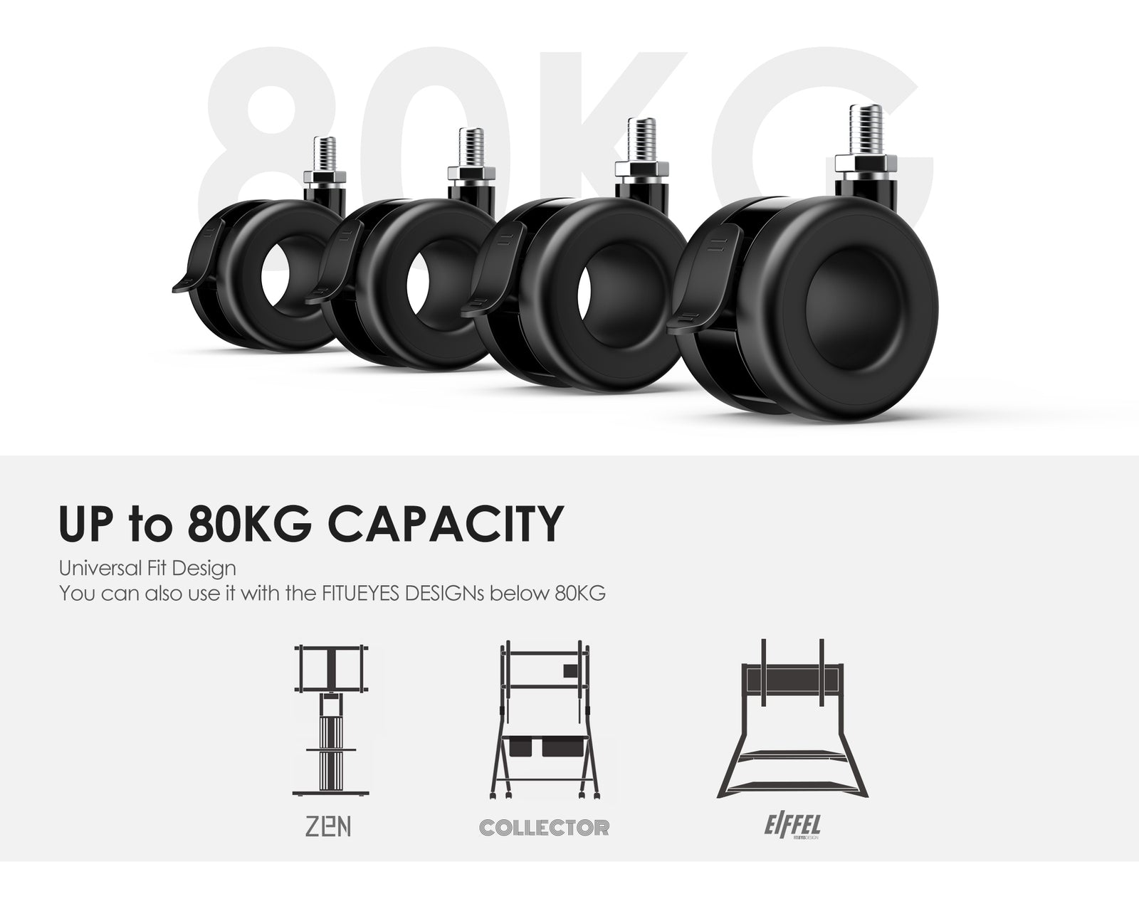 FITUEYES Universal Casters W1 - FITUEYES