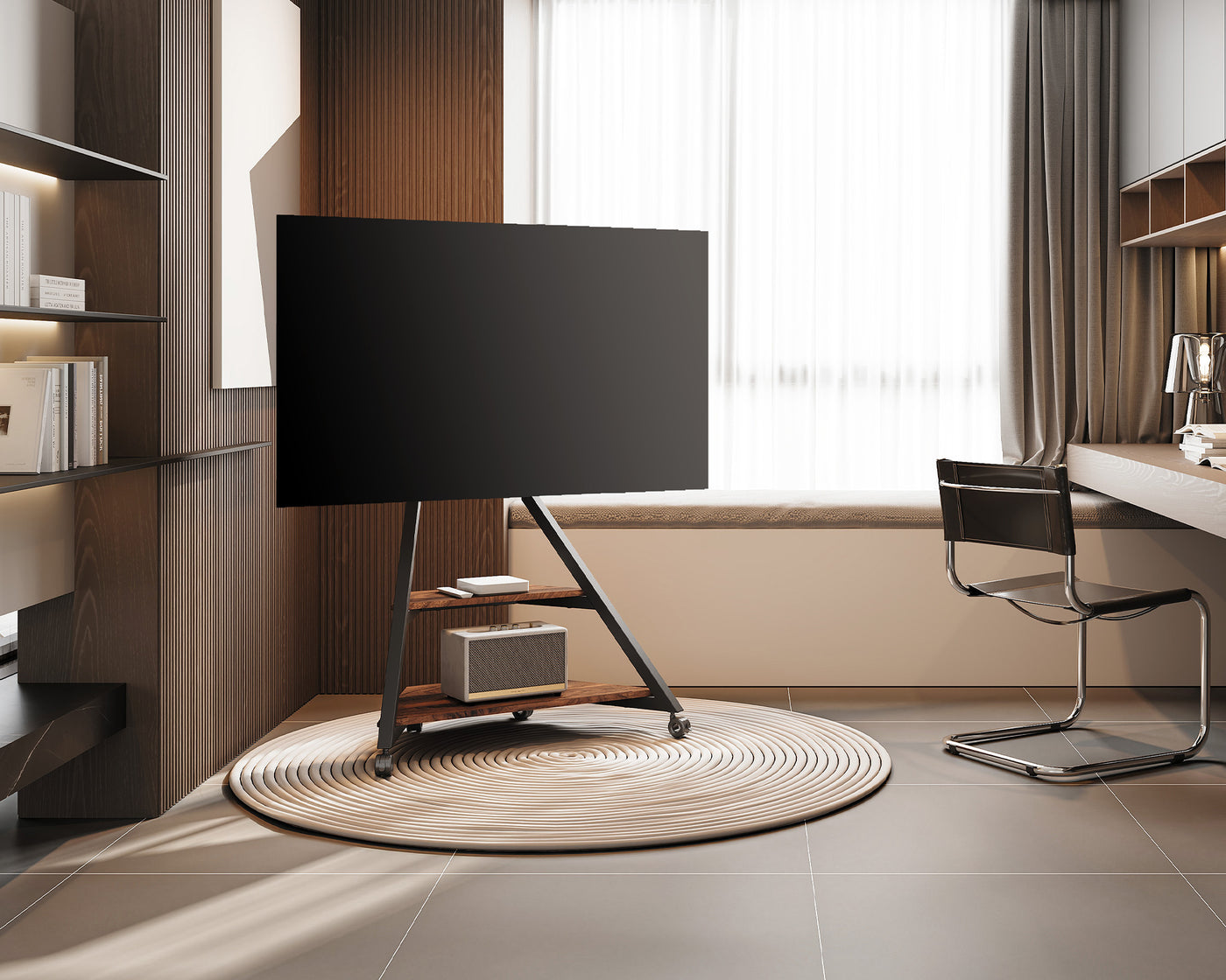 FITUEYES Eiffel V2 FT88 TV Stand – Modern & Sturdy Design