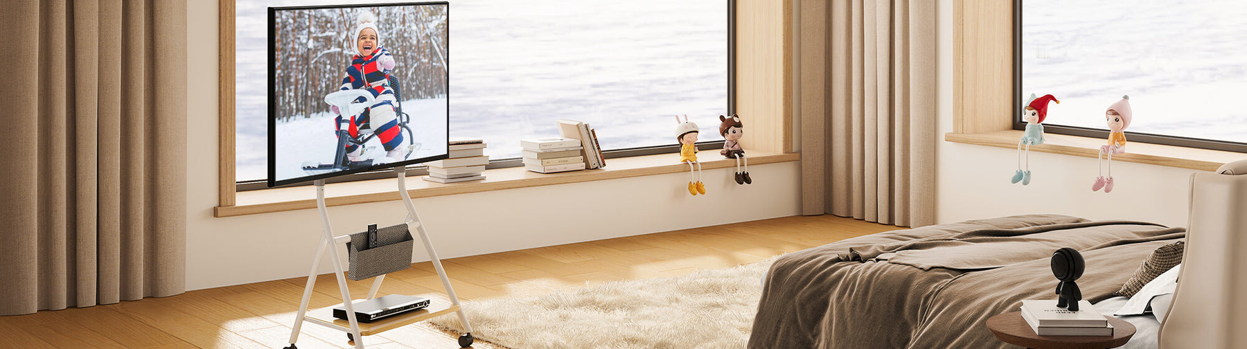 Rolling TV Stands - FITUEYES