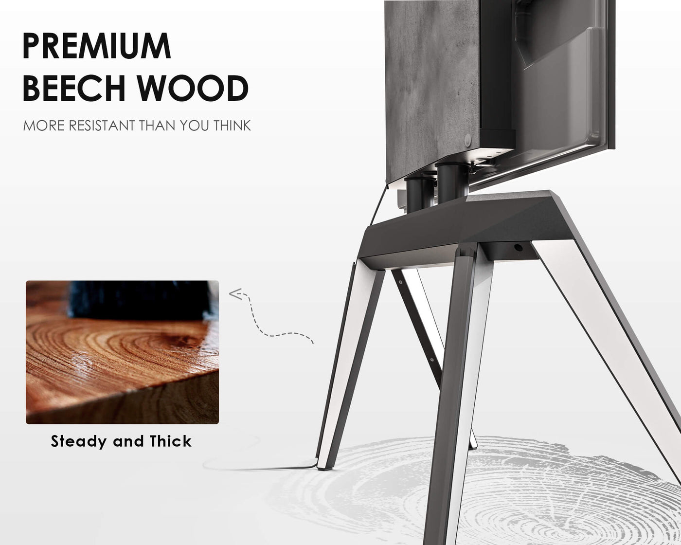 FITUEYES Picasso FT88 Floor TV Stand - FITUEYES