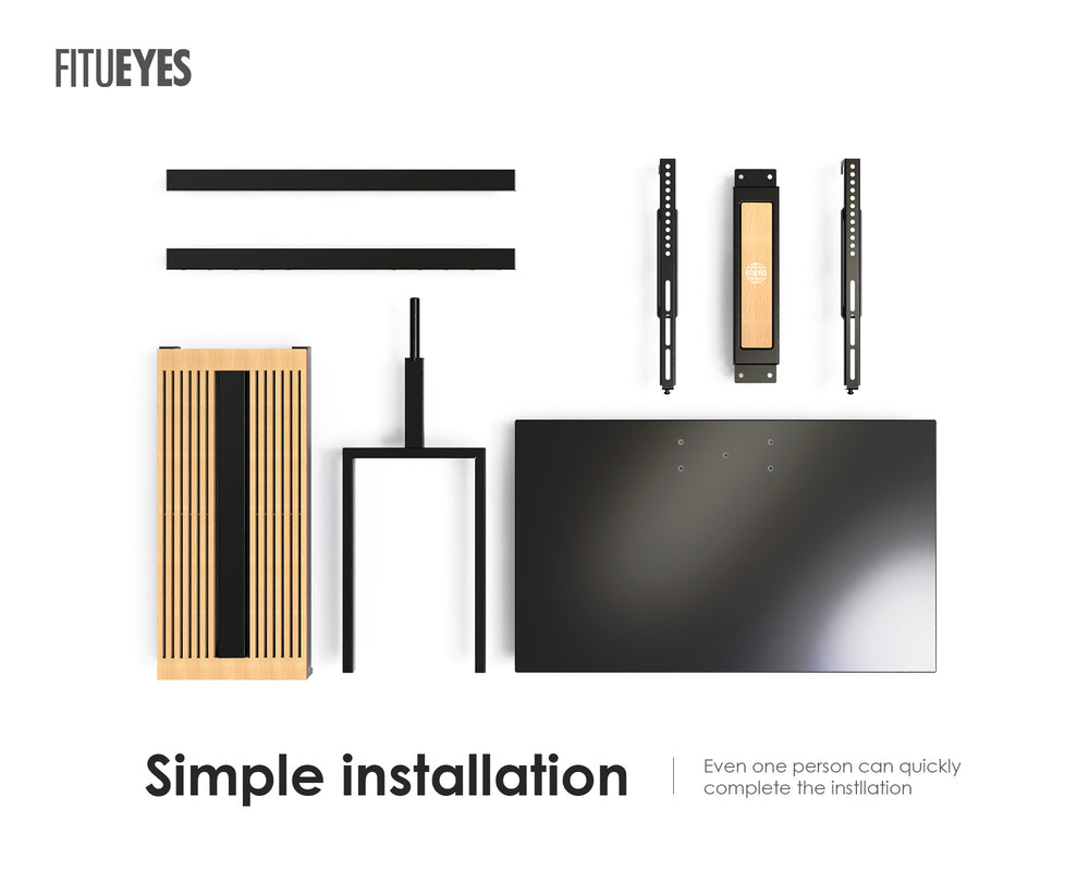 FITUEYES Zen FT88 Floor TV Stand - FITUEYES